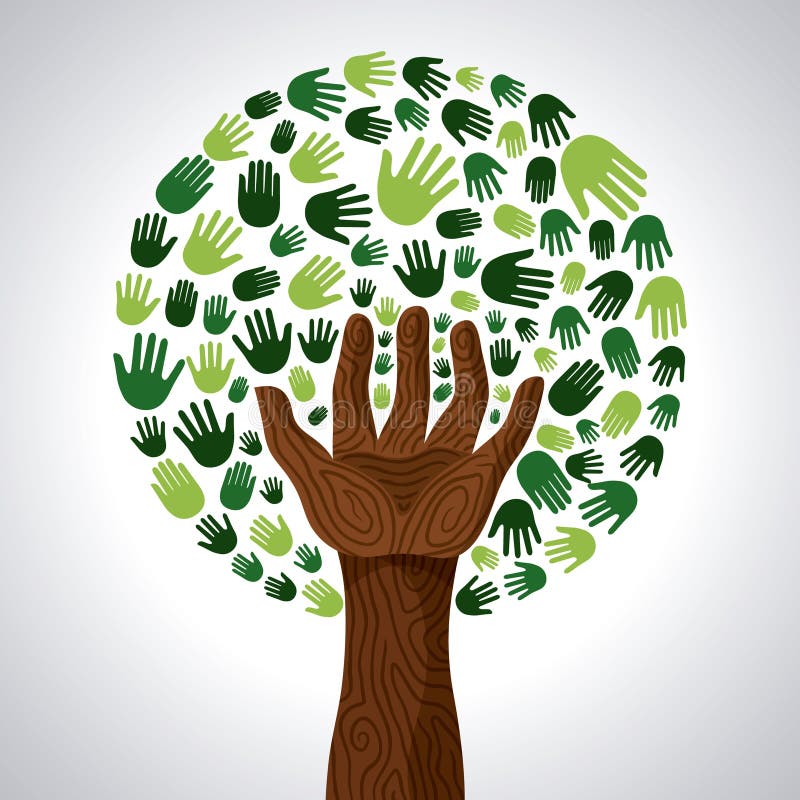 Isolated Diversity Tree Hands Stock Vector - Illustration of hope ... Isolated Diversity Tree Hands Stock Vector - Illustration of hope ...