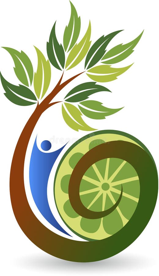 Tree man logo stock vector. Illustration of hand, abstract - 50748474