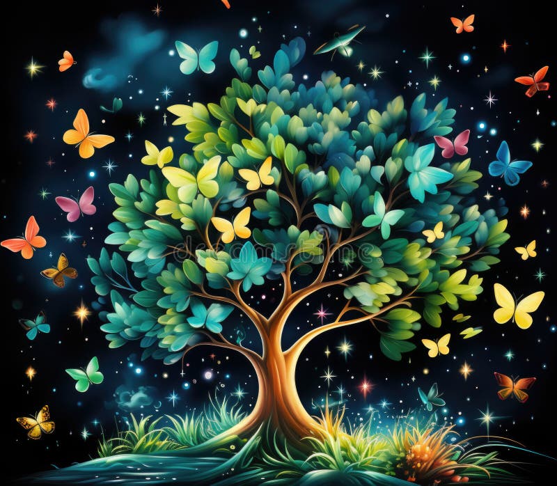 Many Butterflies Flying in Formations Overhead, on Journey To Warmer ...