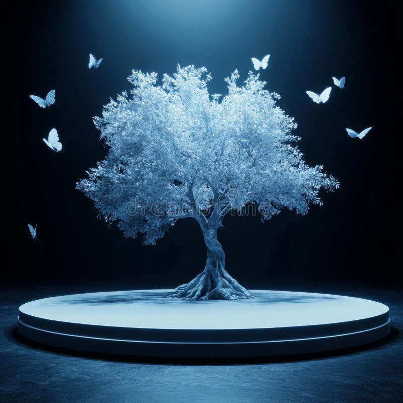 A Tree of Memories, Where Every Leaf is a Moment Frozen in Time Stock ...