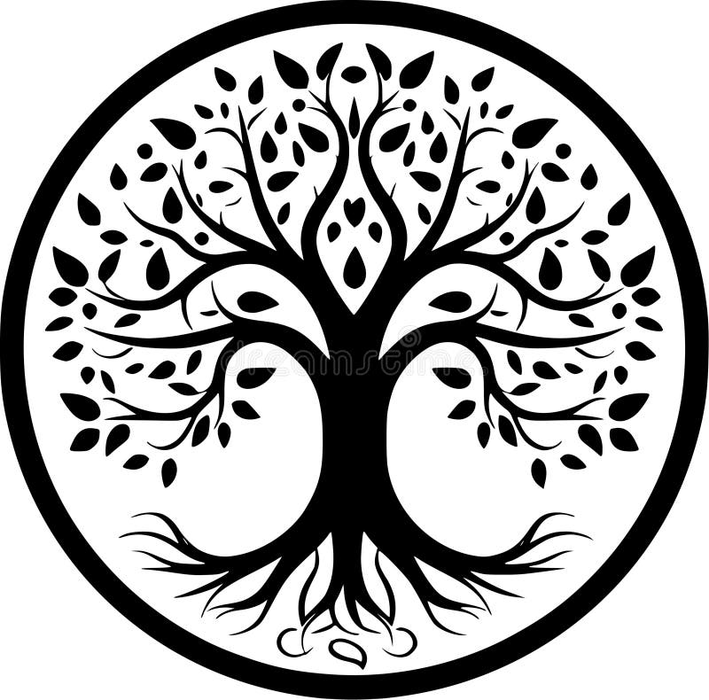 Tree - Minimalist and Simple Silhouette - Vector Illustration Stock ...