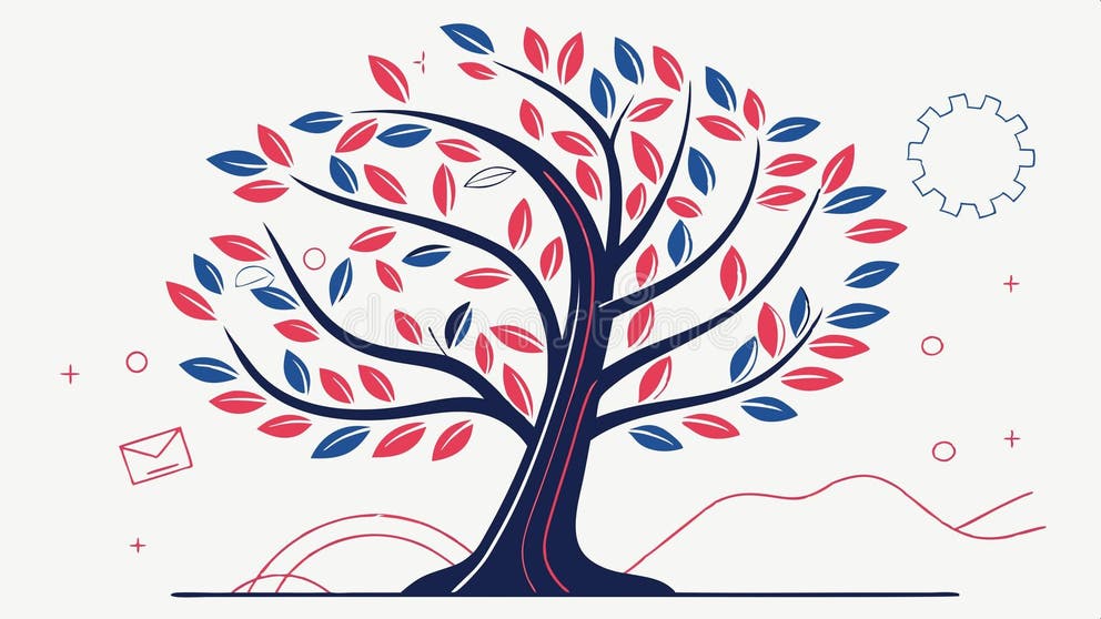 Tree with Music Note Leaves, Harmonious Knowledge, Artistic Learning ...