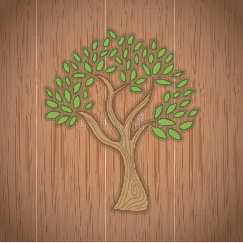 Tree natural stock vector. Illustration of plant, decoration - 34510745