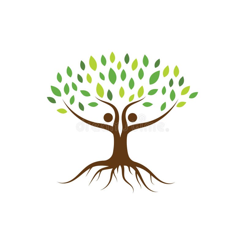 Tree nature care stock vector. Illustration of design - 197417761