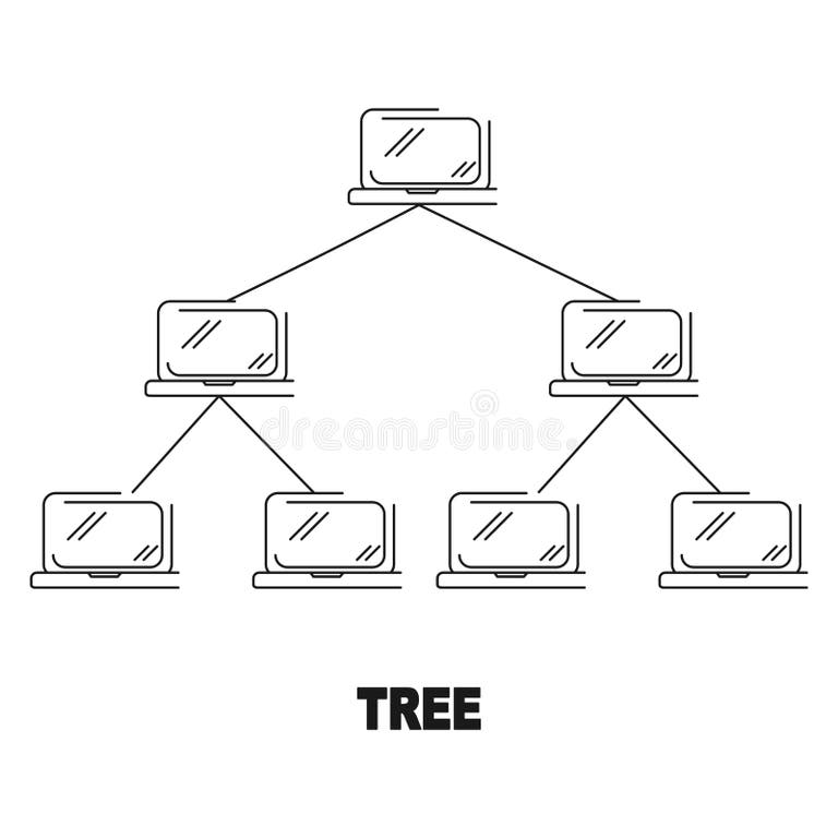 Tree Topology Stock Illustrations – 36 Tree Topology Stock ...