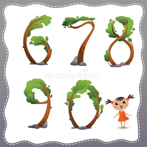 Numbers Tree Color Stock Illustrations – 1,510 Numbers Tree Color Stock ...
