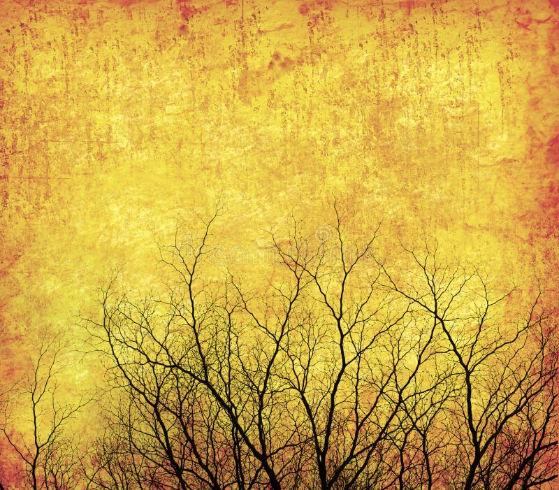 Tree with old paper stock illustration. Illustration of nature - 26191266