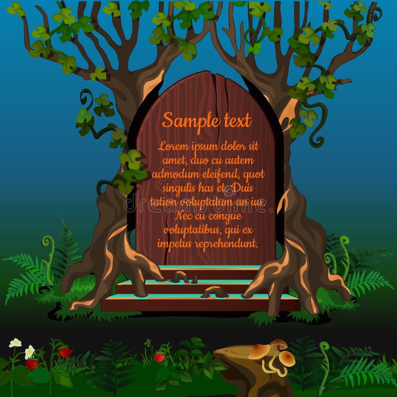 Fantasy Tree Door Stock Illustrations – 8,605 Fantasy Tree Door Stock ...