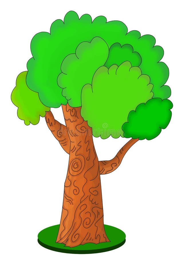 Tree stock vector. Illustration of tall, beautiful, element - 63696902