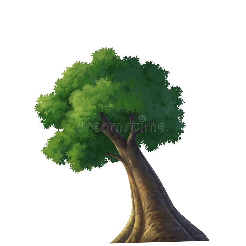 Tree paint stock illustration. Illustration of painting - 60440123