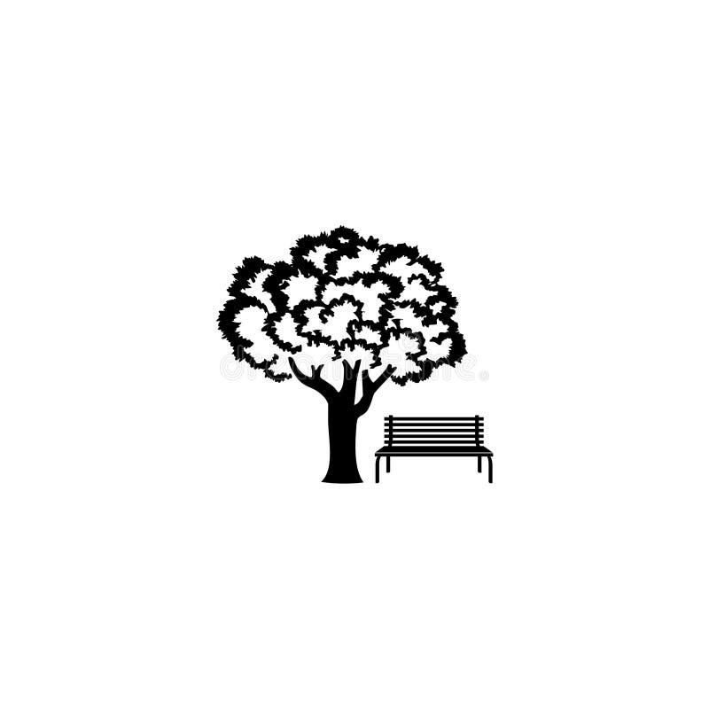 Tree Bench Isolated Logo Stock Illustrations – 1,052 Tree Bench ...