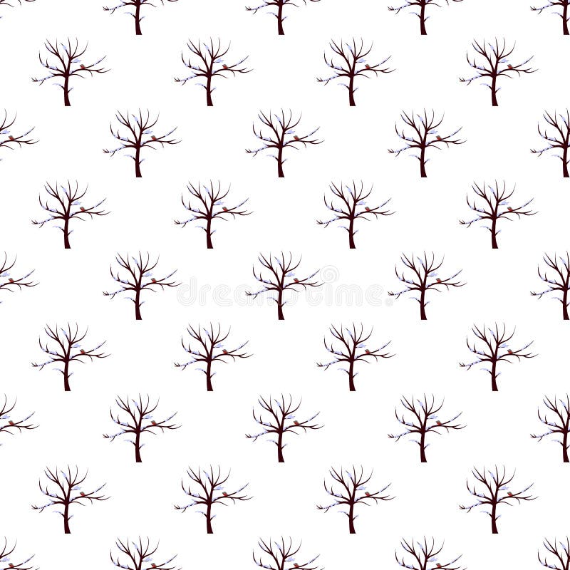 Tree pattern seamless stock vector. Illustration of decoration - 78833446