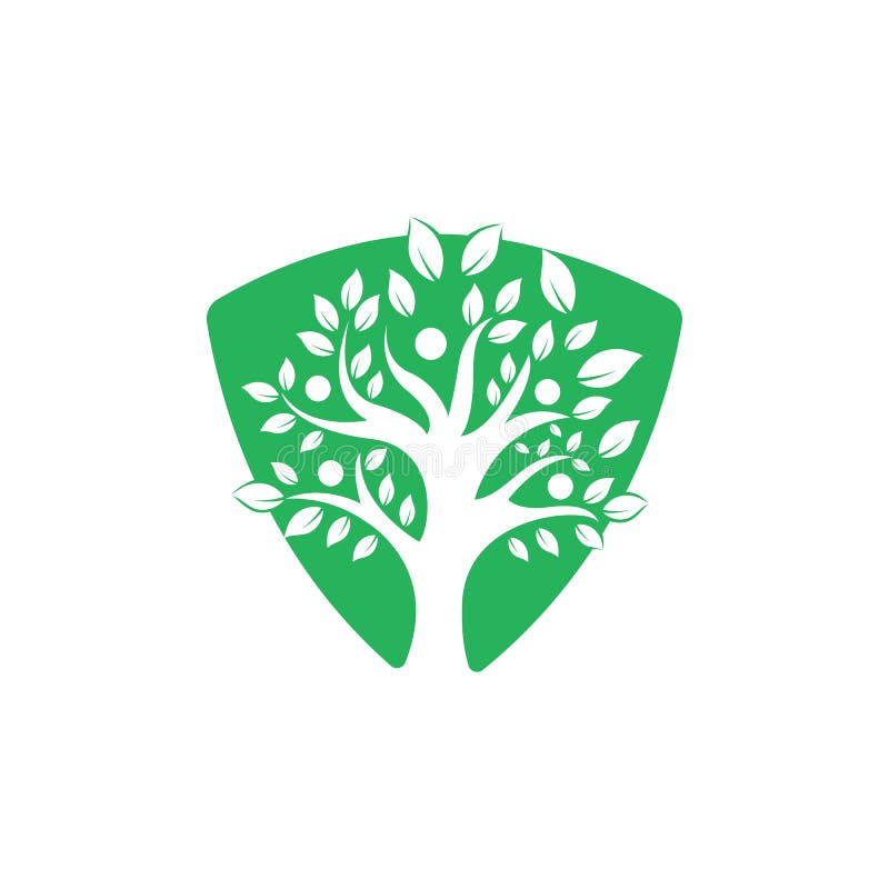Tree People Logo. Healthy People Logo Design Stock Vector ...