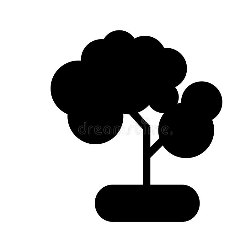 Tree pictogram icon image stock vector. Illustration of green - 79388632