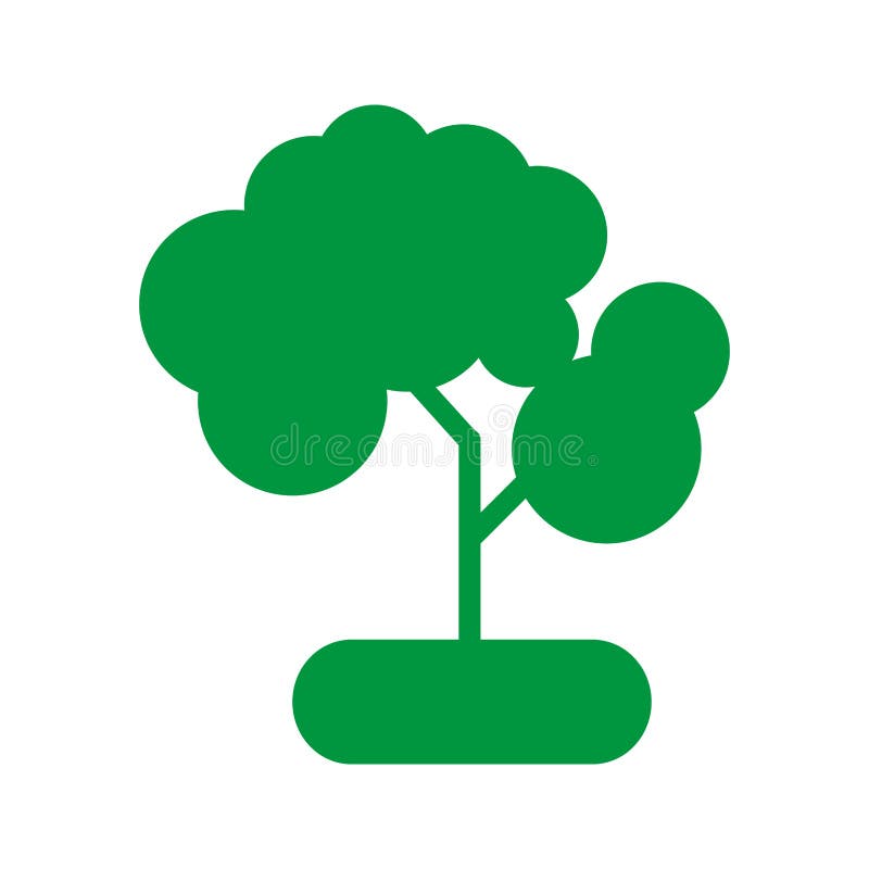 Tree pictogram icon image stock vector. Illustration of foliage - 79388737