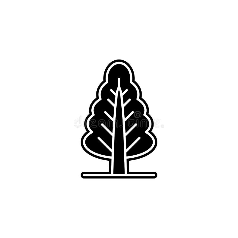 Tree, Pine Icon. Simple Glyph, Flat Vector of Tree Icons for Ui and Ux ...