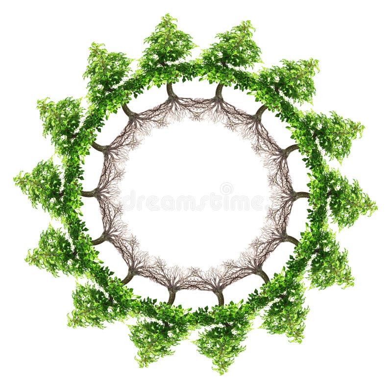 Tree planet stock illustration. Illustration of matting - 10573566
