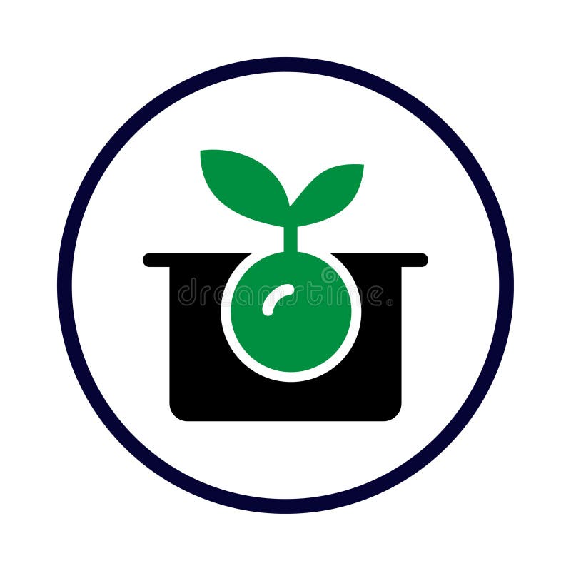 Tree, Plant, Little Tree Plant Icon Stock Vector - Illustration of ...