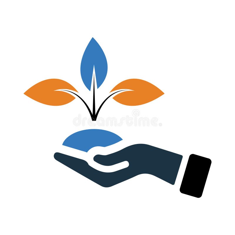 Tree, Plant, Start Up, Care, Tree on Hand Icon Stock Vector ...
