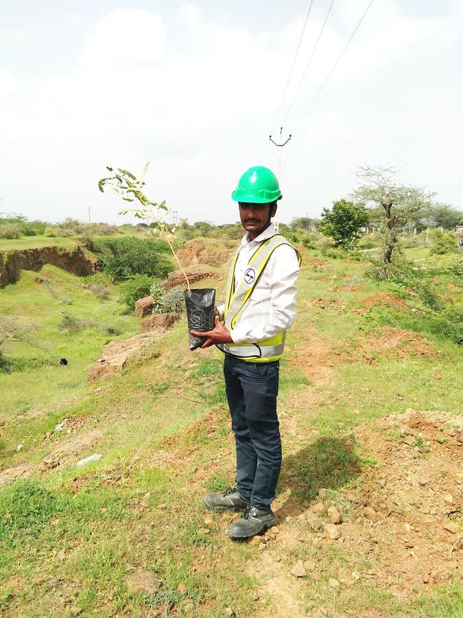 Tree Plantation and Safe Environment Editorial Photo - Image of ...