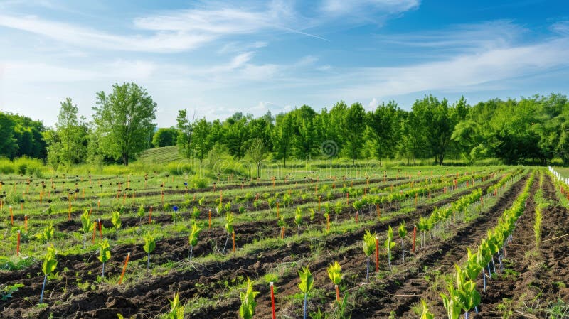 A Tree Planted in Soil for Reforestation, Symbolizing Hope for Future ...