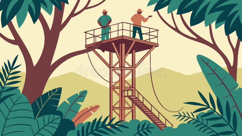Tree Platform Lookout Nature, Forest Observation, Elevated View, Scenic ...