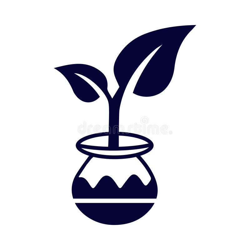 Tree, Pot, Plant, Plant in a Pot Icon Stock Illustration - Illustration ...