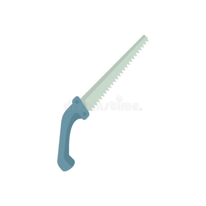 Tree Pruner Saw Icon Flat Isolated Vector Stock Vector - Illustration ...