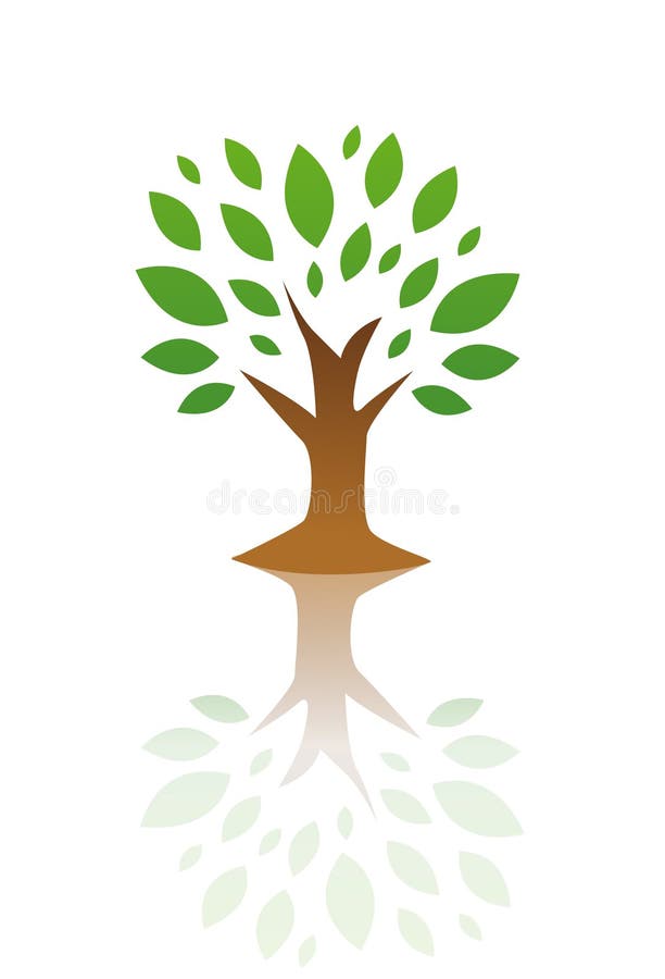 Abstract Tree Clip Art stock illustration. Illustration of unique - 3416952