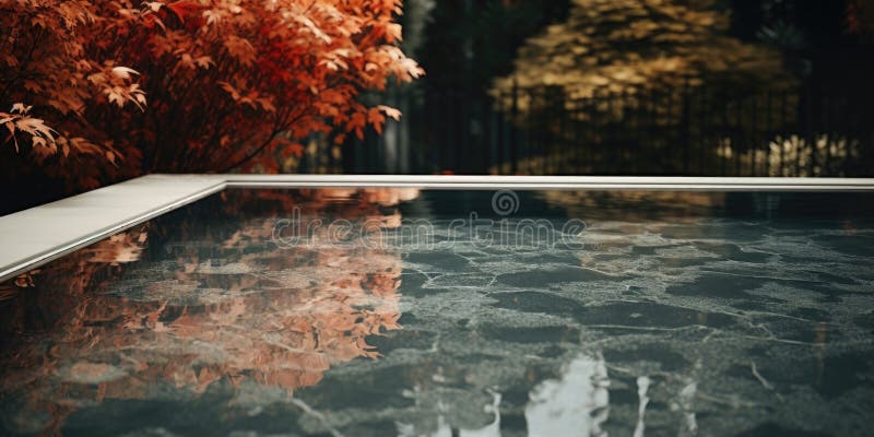 Tree Reflection Pool Water stock photo. Image of reflection - 374804680