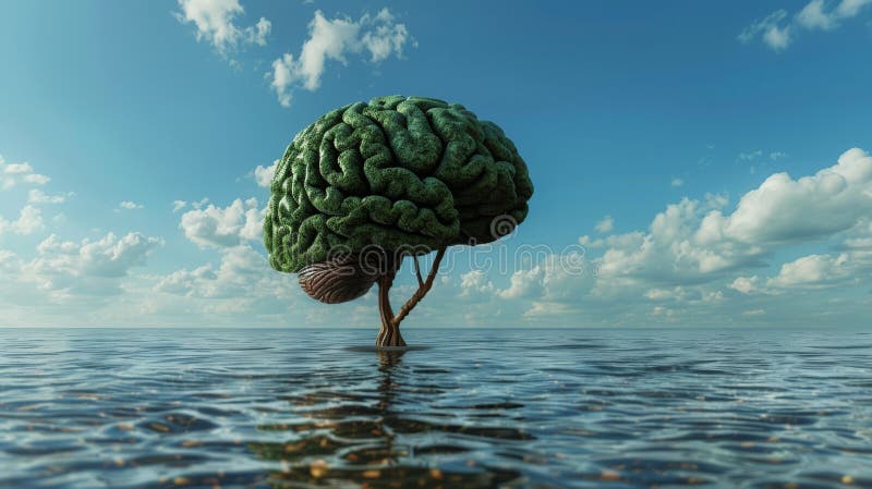 A Tree Resembling a Brain Emerges from the Ocean in this Natural ...