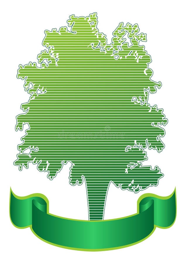 Ribbon Tree Silhouette Stock Illustrations – 7,715 Ribbon Tree ...