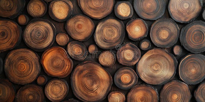 Tree Rings Offer a Natural Aesthetic with Wooden Textures and Growth ...