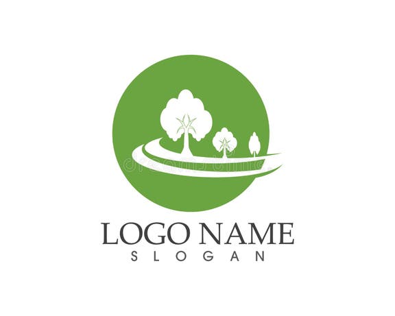 Tree road icon sign logo stock vector. Illustration of isolated - 127769588