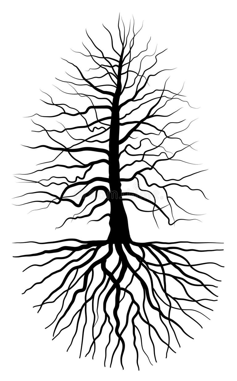 Black Root Tree Stock Illustrations – 7,362 Black Root Tree Stock ...
