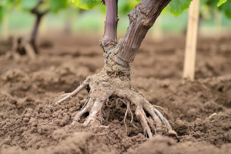 Tree Root System Illustrating Deep Soil Absorption and Connection To ...