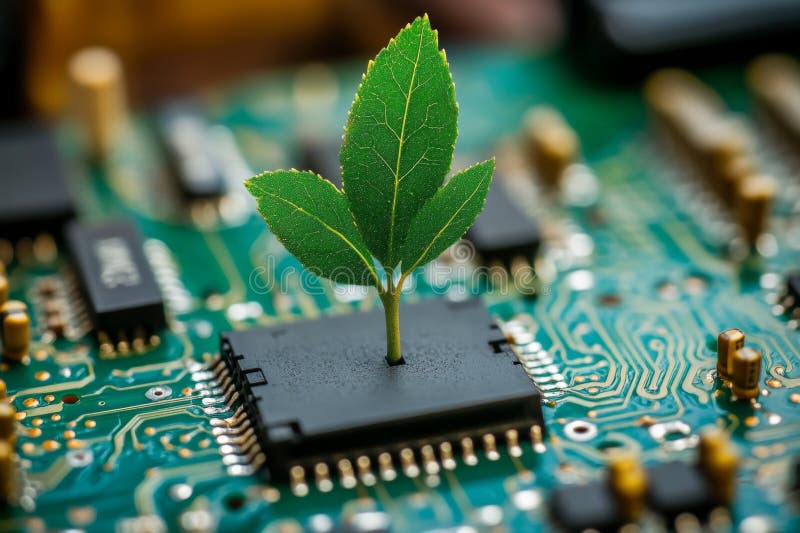 A Tree Rooted at the Union of a Computer Circuit Board Represents Green ...