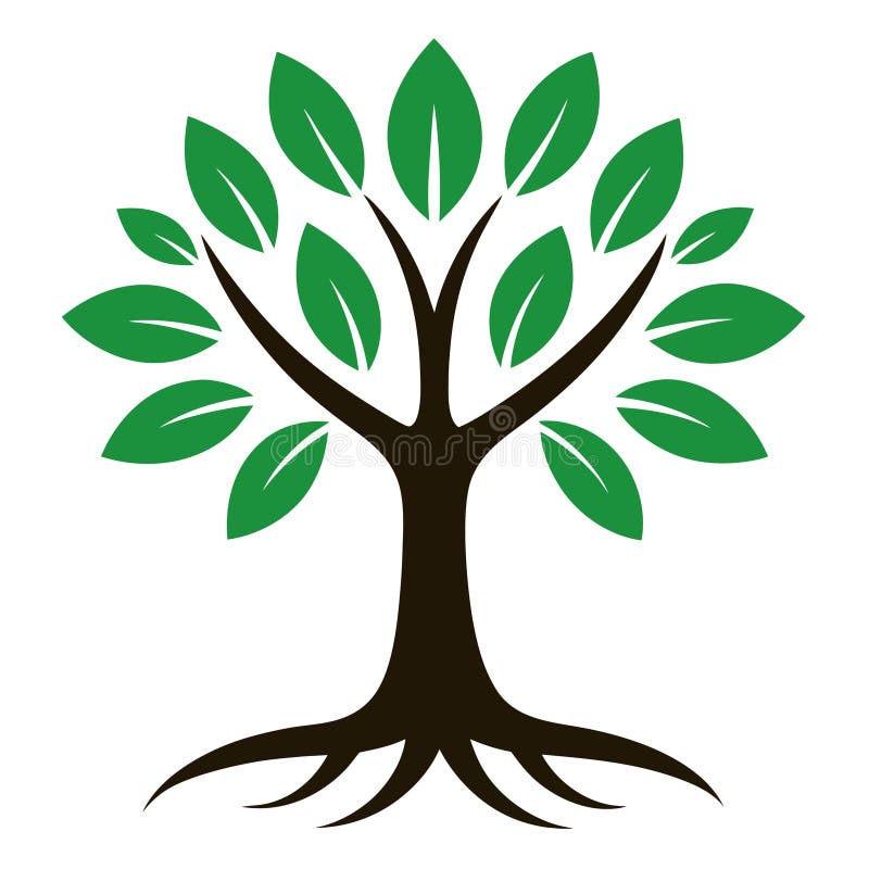 Tree Roots Logo stock vector. Illustration of element - 338359273