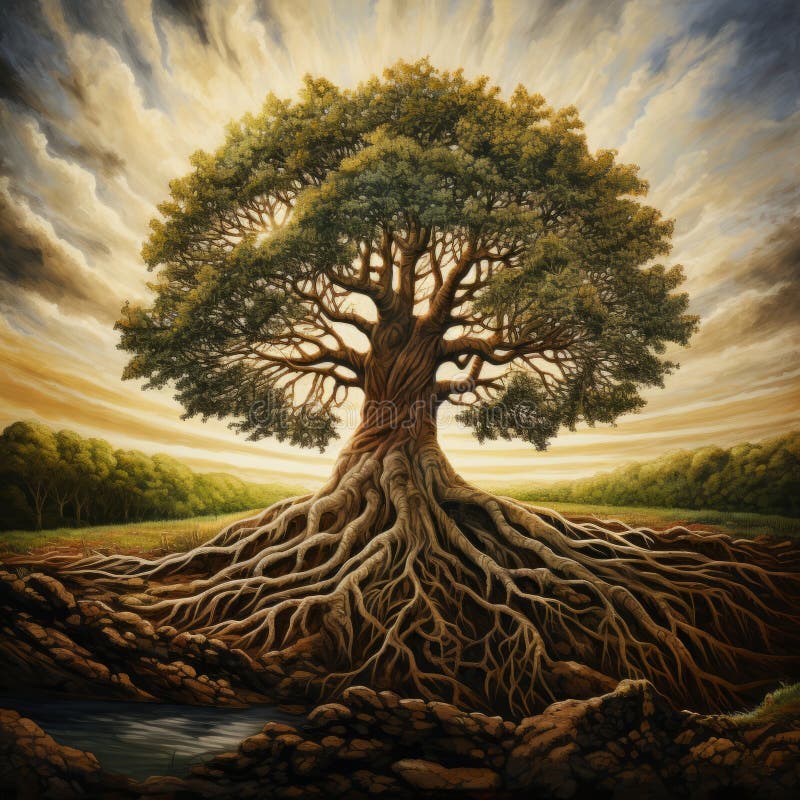 Twisted Tree Roots Stock Illustrations – 240 Twisted Tree Roots Stock ...