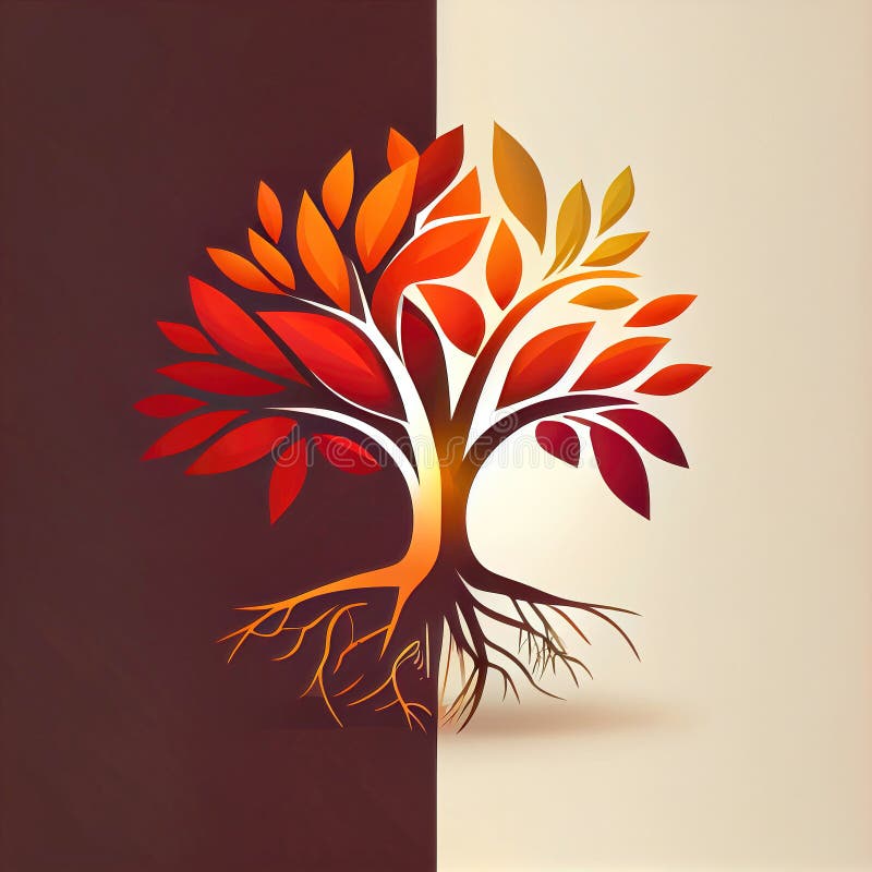 Tree Silhouette Logo Design Concept in Minimalist Vector Style ...