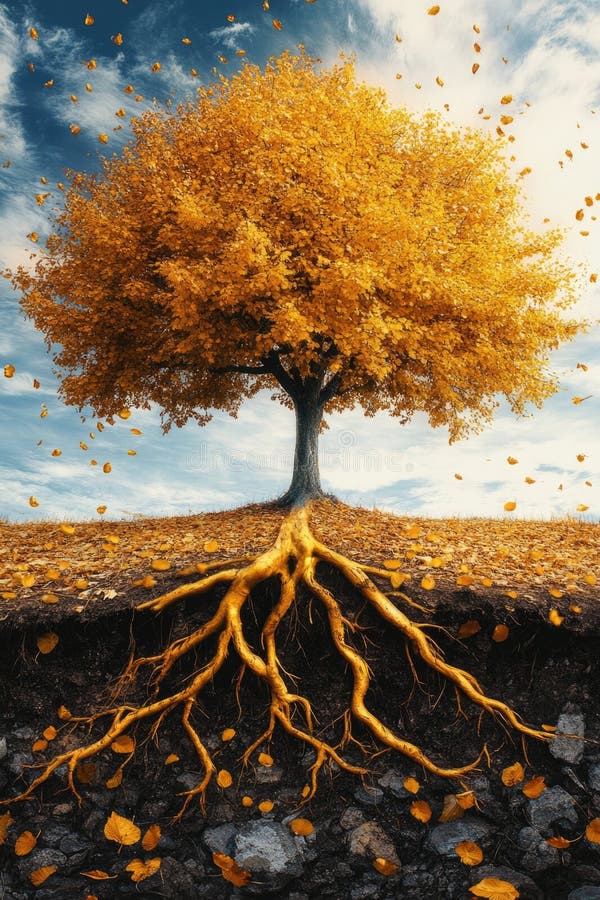 Tree Roots Underground stock image. Image of ground - 379447367