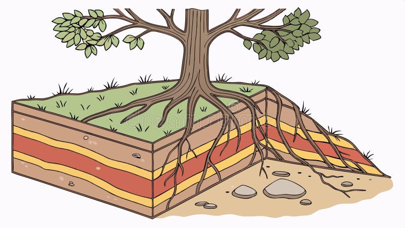Tree Roots Underground Soil, Nature S Foundation and Earth Science ...