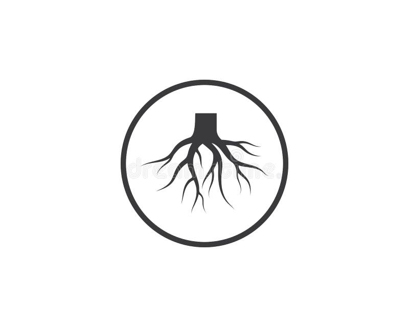 Tree Roots Vector Icon Illustration Design Stock Vector - Illustration ...