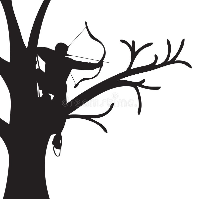 Tree Saddle Hunting stock vector. Illustration of large - 327870445