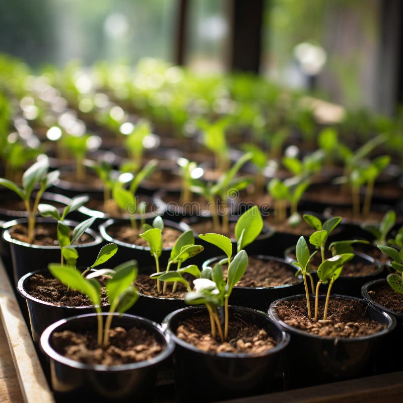 Tree Sapling is a Planting Plot Where the Growth of Trees Begins ...