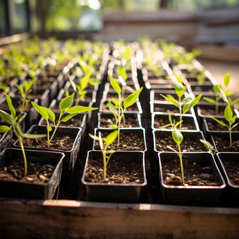 Tree Sapling is a Planting Plot Where the Growth of Trees Begins ...