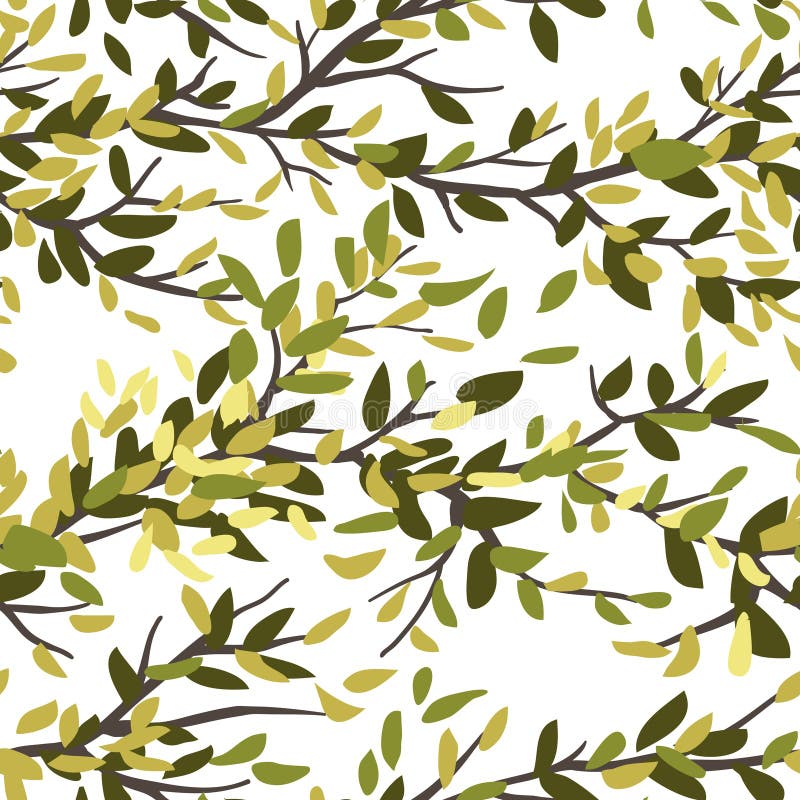 Tree pattern stock vector. Illustration of meadow, nature - 28567865