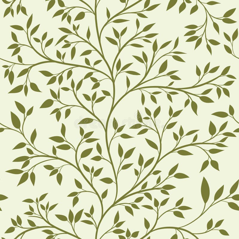 Tree seamless pattern stock vector. Illustration of black - 41664787