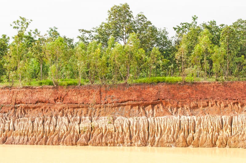 Soil Erosion by Overgrazing Desertification Stock Image - Image of ...