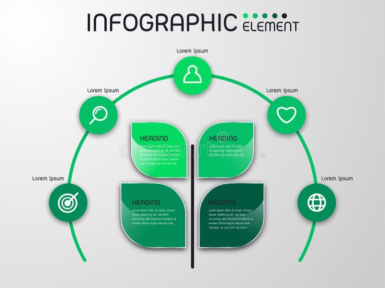 Tree Shape Elements with Steps,options,milestone,processes or Workflow ...